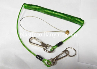 China Stainless Steel Wire Rope Protection for Tools Transprent Green Color supplier