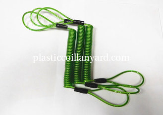 China Custom Size Loop Lanyard Flexible 1.5M Stainless Steel Twisted Coiled Ropes supplier
