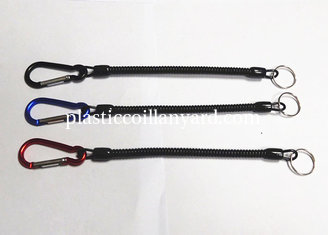 China Plastic Custom Colored Carabiner Spiral Cord Tool Holders supplier