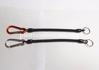 China Plastic Elastic Coiled Fishing Lanyard Rope Safety Line for Pliers supplier