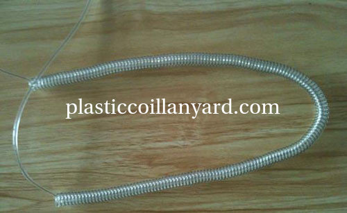 Old and popular style tether coil cord high quality coil tool retractable lanyard for safe supplier