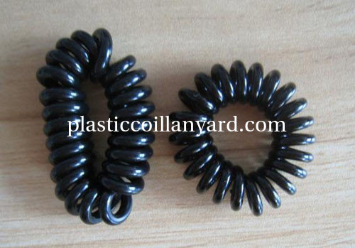 Black mini wrist key coil stretchable wristband keychain novelty product high quality supplier