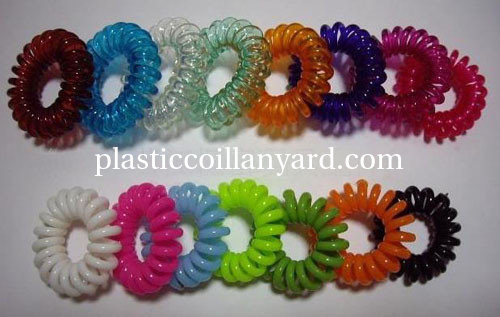 Black mini wrist key coil stretchable wristband keychain novelty product high quality supplier