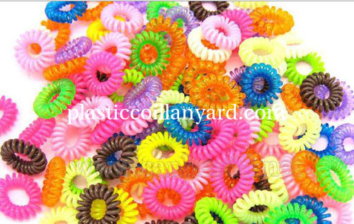 Black mini wrist key coil stretchable wristband keychain novelty product high quality supplier
