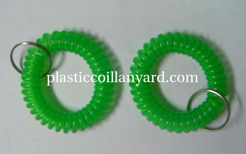 Stretchable elastic coil spiral hand wrist band Key telephone Ring Chain anti-lost coil supplier