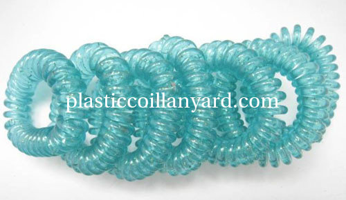 Pure solid white fashionable China factory produce wrist coil key holder without key ring supplier
