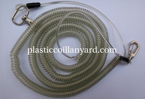 10M heavy duty fishing rod protector rope fishing braid line boat safety clear coil tether supplier