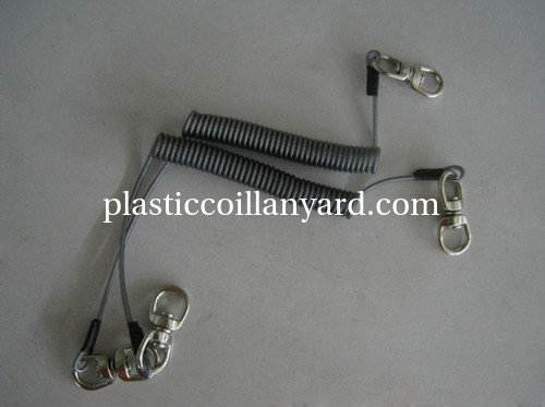 Different coil lanyard length suitable for different tools security using heavy duty leash supplier