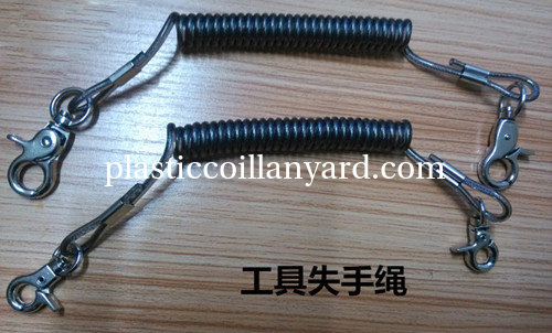 Different coil lanyard length suitable for different tools security using heavy duty leash supplier