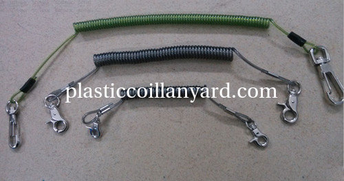 Different coil lanyard length suitable for different tools security using heavy duty leash supplier