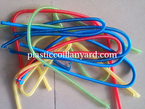 Custom Colors Translucent Stretchable Spring String Coiled Leash Semi-manufactured Ropes supplier