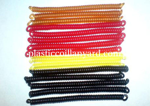 High Quality Pure Clear TPU Spring String Coil Leash Ready for Attachment supplier
