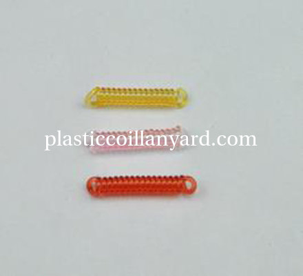 High Quality Pure Clear TPU Spring String Coil Leash Ready for Attachment supplier