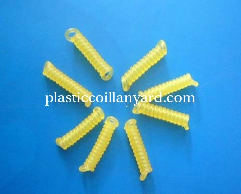 High Quality Pure Clear TPU Spring String Coil Leash Ready for Attachment supplier