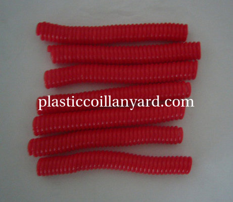 Plastic Material Blue Color Stretch Coil Cord lanyard as Semi-finished Spiral Part supplier