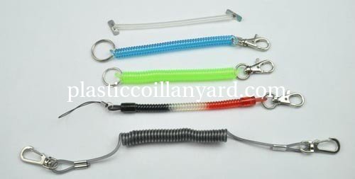 Colored Plastic Swivel Spring Key Holders w/Split Ring, Plastic Alligator Clip, Cellphone Loop supplier