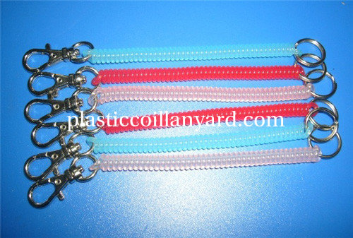 ID Coil Key Chain Hot Selling Promotional Lanyard Gift Good Leash Tether Chains supplier