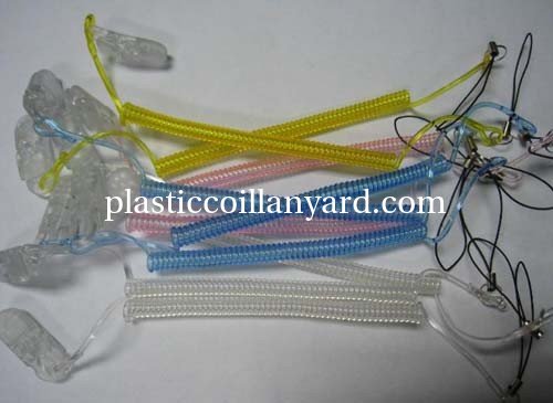 Classic Type Slim Expanding Key Coil Chain w/Alligator Clip and Cell Phone Loop supplier