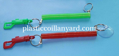 2.5mm Rope Diametre Key Coil with Belt Clip in Different Colors 500pcs MOQ supplier