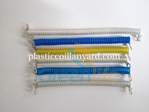 Popular Selling Machine Tools Connecting Usage Plastic Wire Coil Stop-Drop Leash Tether supplier