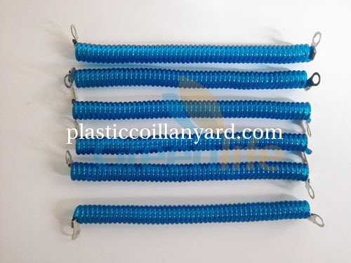 Popular Selling Machine Tools Connecting Usage Plastic Wire Coil Stop-Drop Leash Tether supplier