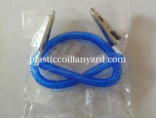 Dental Clip Expander Slim Plastic Spiral Rope Napkin Holder in Blue/White Colour supplier