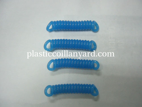 Plastic Standard Spring String Key Coil Part Tether Ready for Hardware Attaching for Security supplier