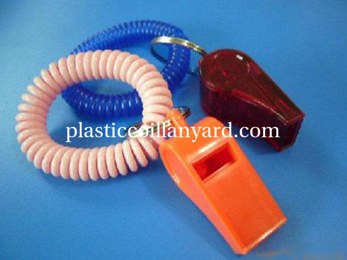 Customized Color Flexible Wrist Coil and Whistle Combo supplier