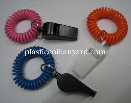 Customized Color Flexible Wrist Coil and Whistle Combo supplier