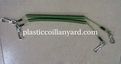 Heavy Duty Reingforced Solid Balck PU Coated 4.0mmDia Wire 1.2mm Inside Steel Cable Lanyard Tether supplier