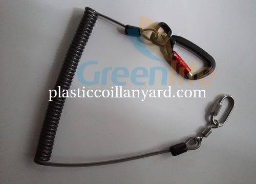 Heavy Duty High Pulling Steel Spring Leash w/Lock Hook&Ring supplier