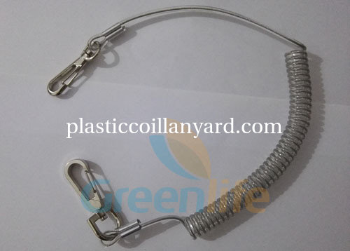 Heavy Duty High Pulling Steel Spring Leash w/Lock Hook&Ring supplier