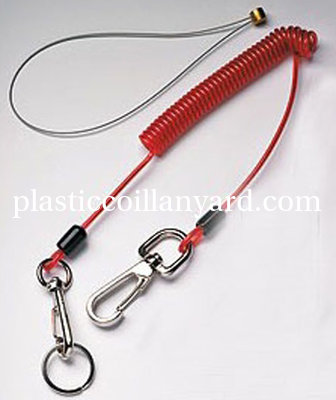 Heavy Duty High Pulling Steel Spring Leash w/Lock Hook&Ring supplier