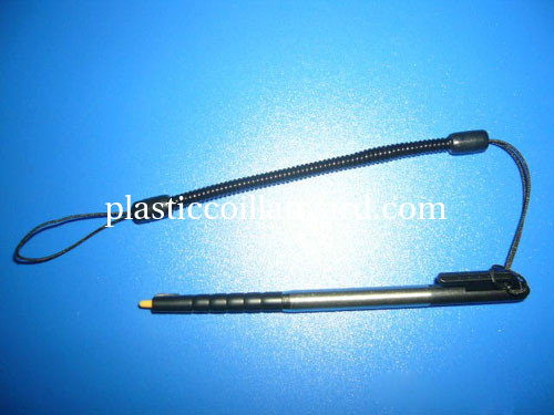 Customized Black/Clear Color 15cm Length Plastic Slim Connecting Coil Tethers supplier