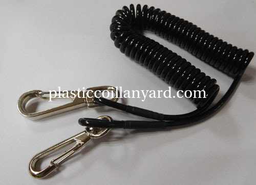 Flexi Tool Safety Coiled lanyard  w/Stainless Steel Snap Hooks on each end for Clipping to Your Valuable Merchandise supplier