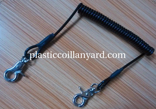 Flexi Tool Safety Coiled lanyard  w/Stainless Steel Snap Hooks on each end for Clipping to Your Valuable Merchandise supplier