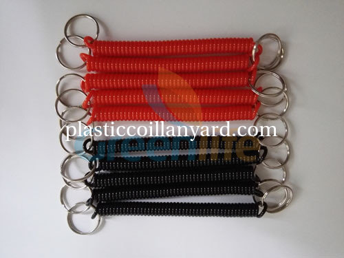 Plastic Long Slim Coil Retainers w/Lobster Claw Key Clip and Nylon Short String supplier