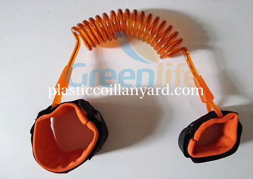 New Fashion Economical Baby Toddler Anti Lost Leash Safety Velcro Wrist Link Hot Orange Color supplier