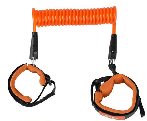 New Fashion Economical Baby Toddler Anti Lost Leash Safety Velcro Wrist Link Hot Orange Color supplier