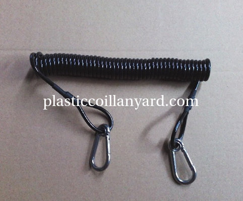 Steel Reinforced 3.0MM Line ThicknessBungee Tool Safety Lanyards w/Rope Loop Ends supplier