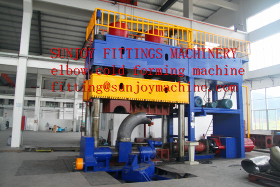 Full-automatic Elbow Making Machine PLC Control Processing Size 5"-12" Dimension 2.6*1.5*2.5
