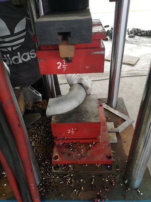 Fittings Beveling Machine, including elbow, tee, reducer, pipe end, sing head beveling with three blades, CE Approved