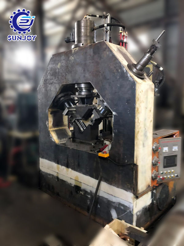 HLE100B to 4", 25Mpa, Clamping Force 2000KN Elbow Fittings Forming Machine, Molds Material ASTM4140 / ASTM4340