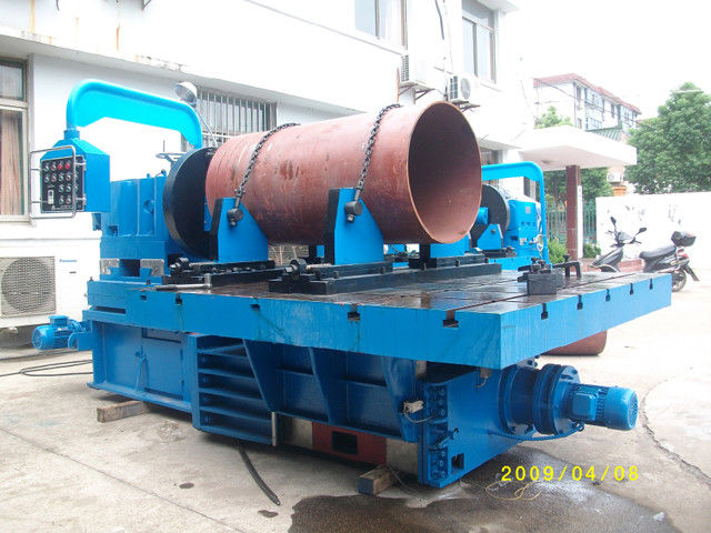 Hydraulic Elbow Beveling Machine Custom Color Touch Screen Wall Thickness SCH80