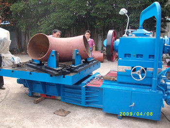 Electric Pipe Beveling Machine , Hydraulic Tee Forming Machine Processing Size 12"-24"