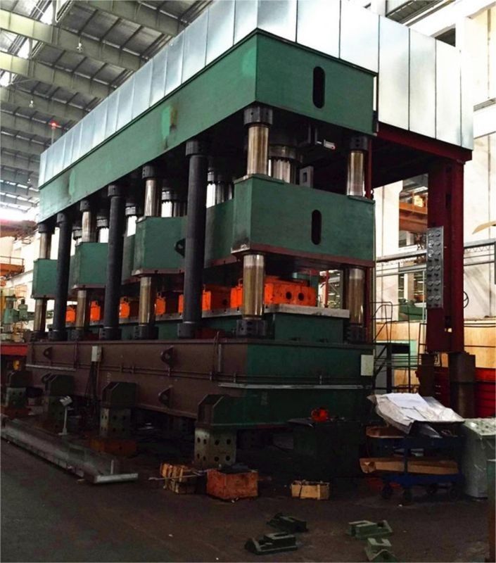Heavy Duty Hydraulic Press Machine Shape Stability Pressure 25Mpa Processing Size 2"-8"