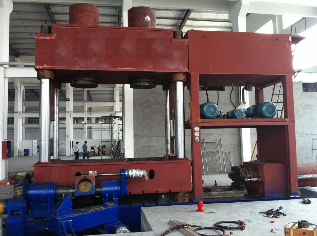 HLE300B to 12" / 16", Hydraulic Servo System SS304/316, CS, Alloy Steel Elbow Cold Forming Machine for Petroleum Fitting