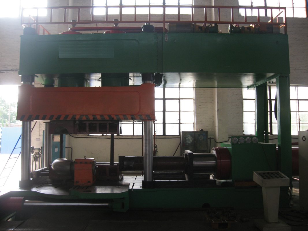 HLE200A to 8" /10" 1.0D / 1.5D, SS/CS/AS Servo System PLC control, Elbow Hydraulic Pushing Machine, Cold Forming Machine