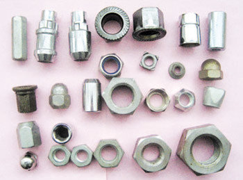 Multi Station Nut Manufacturing Machine With Bar Stock / Preform Materials