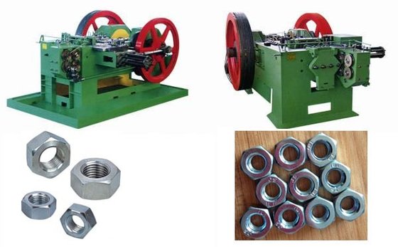 High Speed Screw / Bolt Nut Making Machine , 50-160 Pcs/Min Productivity
